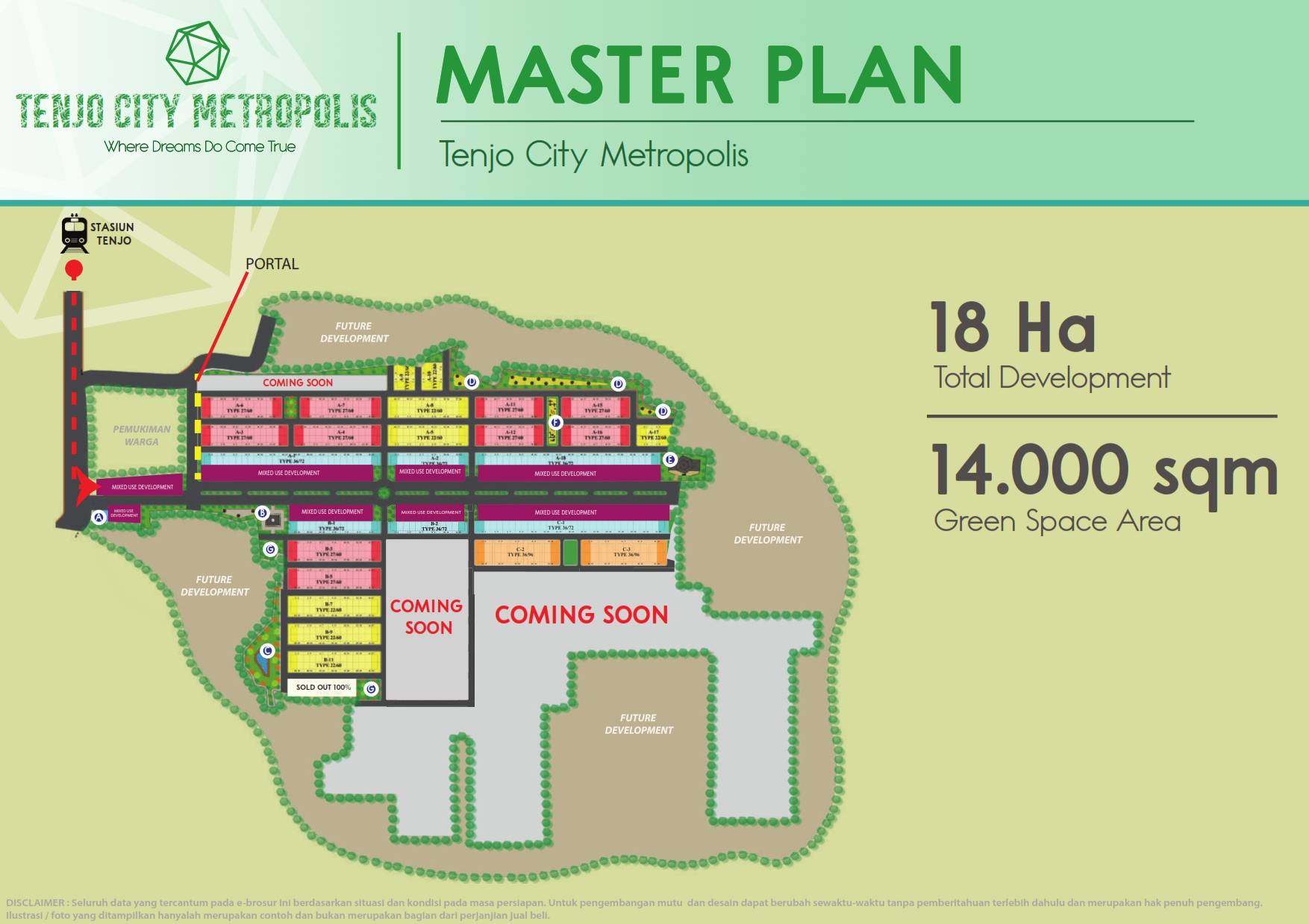 Tenjo City Metropolis | Perumahan Daru Metropolis - Rumah Dekat Stasiun ...